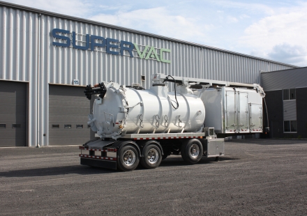 Hydro Excavation Vacuum Trailer Designed for Cold Climate | BOREAS